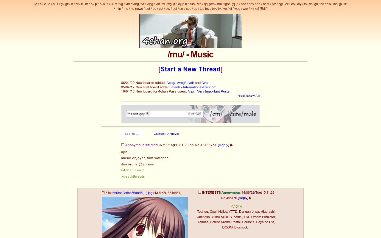 /mu/ - Music - 4chan